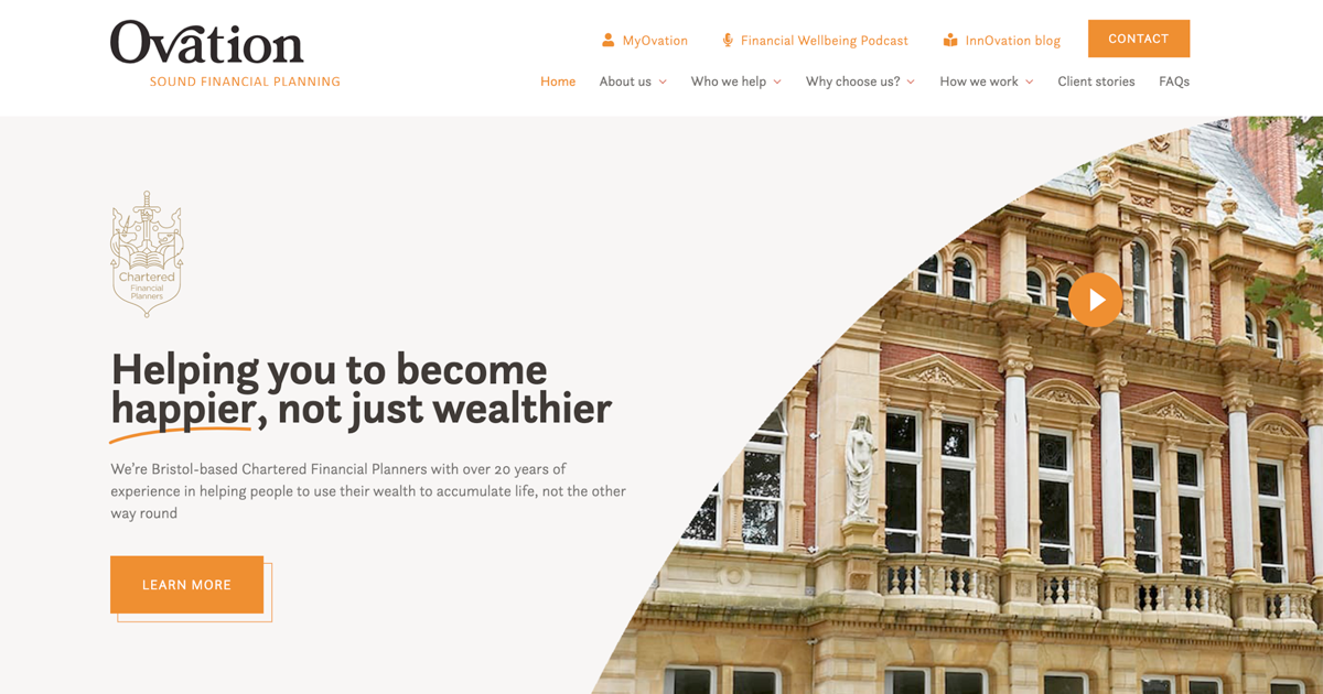 Homepage - Ovation